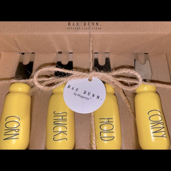 Rae Dunn | Dining | Rare Set Of Rae Dunn Corn Holders | Poshmark